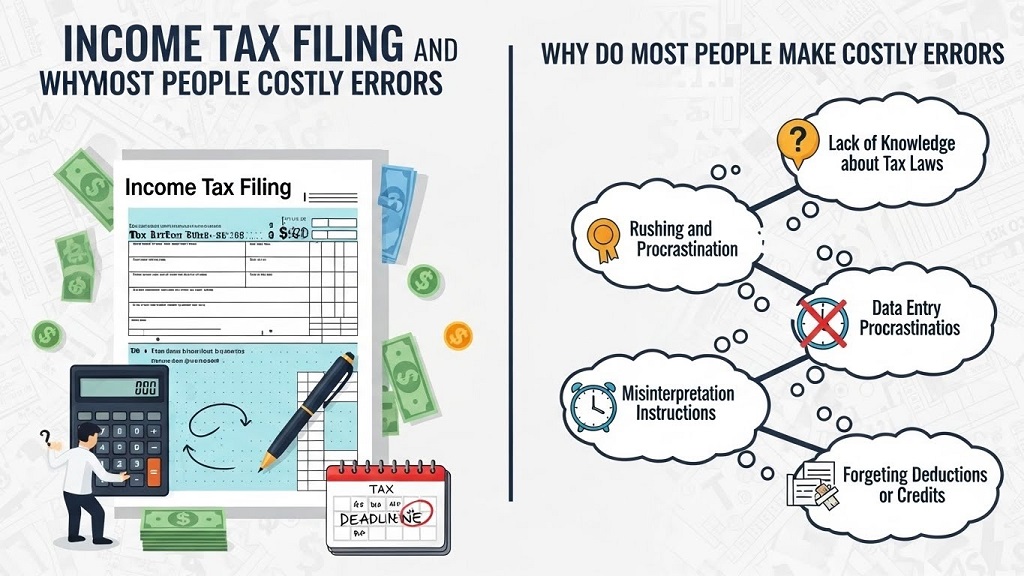 Income Tax Filing and Why Do Most People Make Costly Errors - Tradeizze